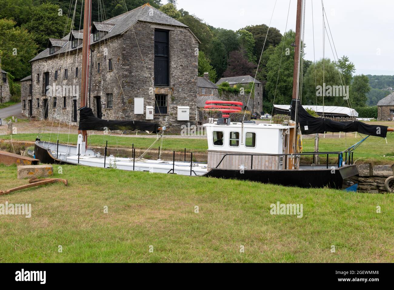 Cotehele quay.Cornwall.United Kingdom.July 23rd 2021.The Discovery ...