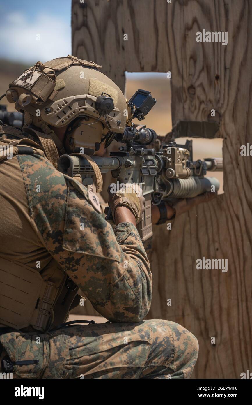 MARINE CORPS BASE HAWAII (Aug. 14, 2021) U.S. Marine Corps Sgt. Ricardo ...