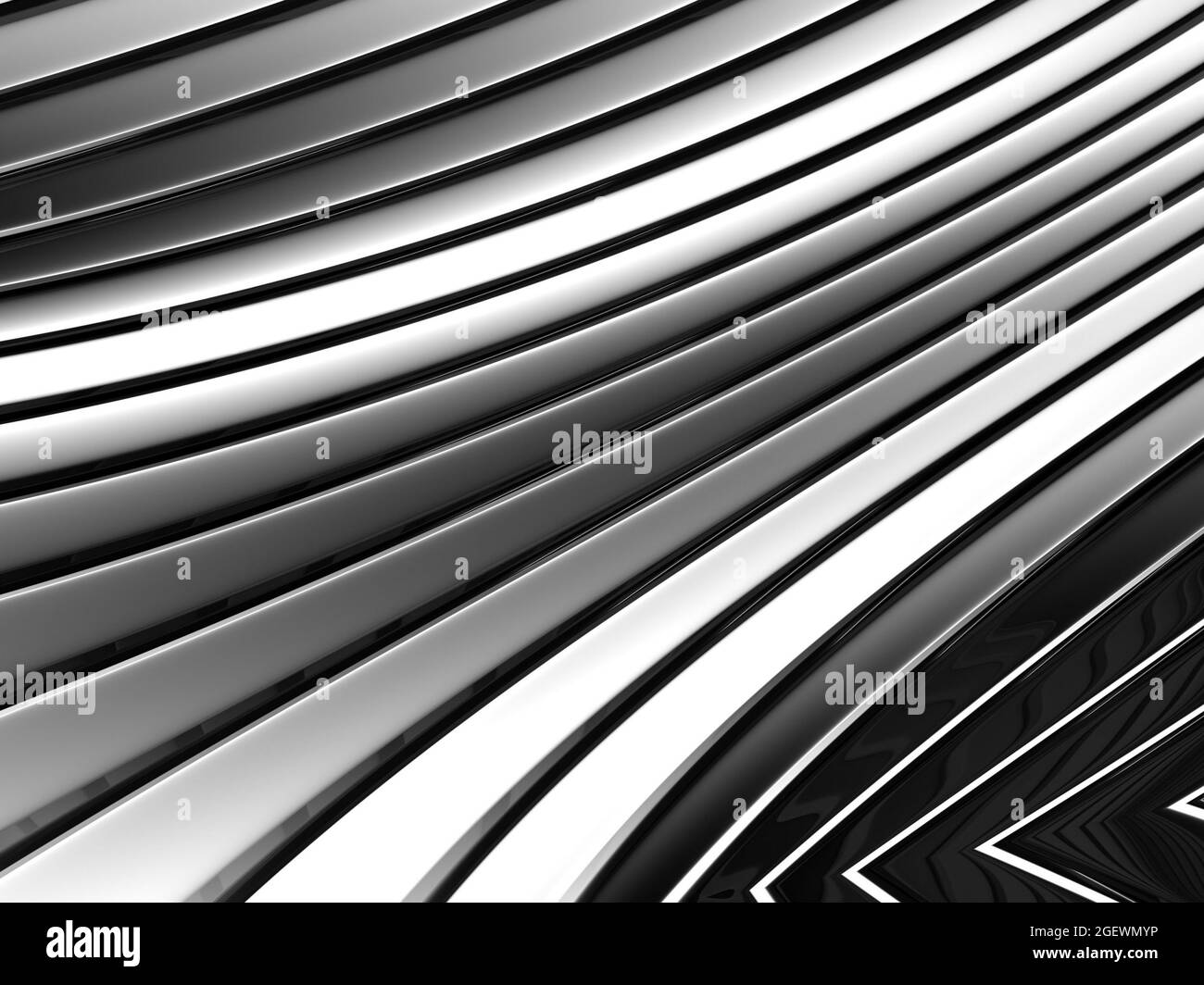Chrome color geometry gray 3d abstract metal strip background ...
