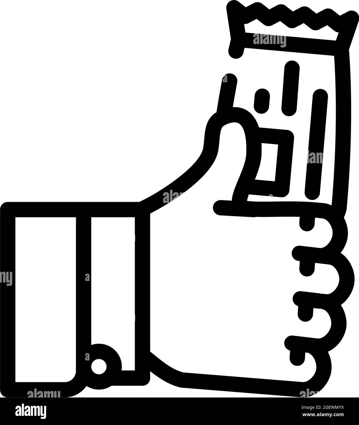 food package line icon vector illustration Stock Vector Image & Art - Alamy