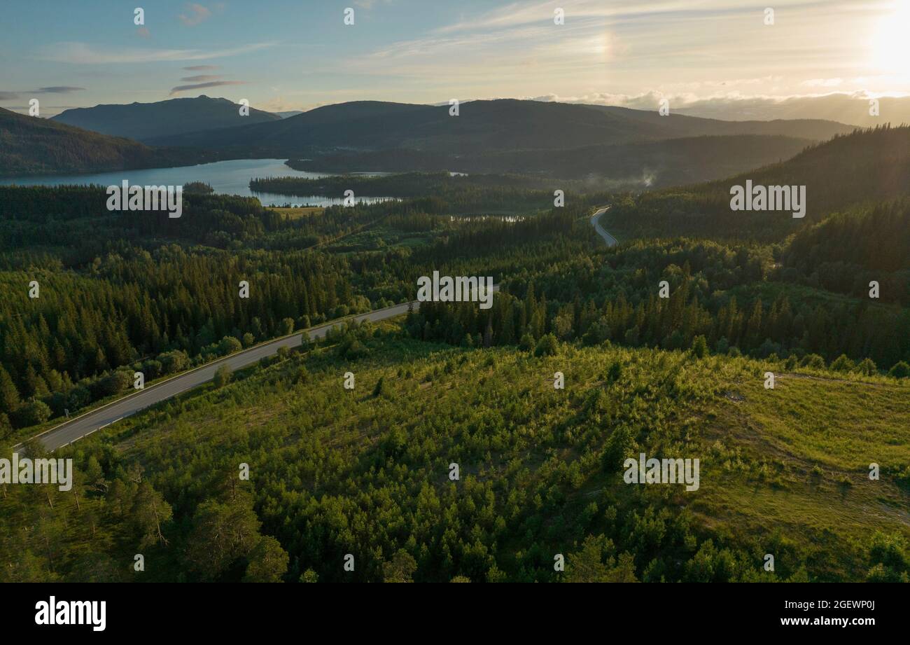 Midnight sunset hi-res stock photography and images - Alamy