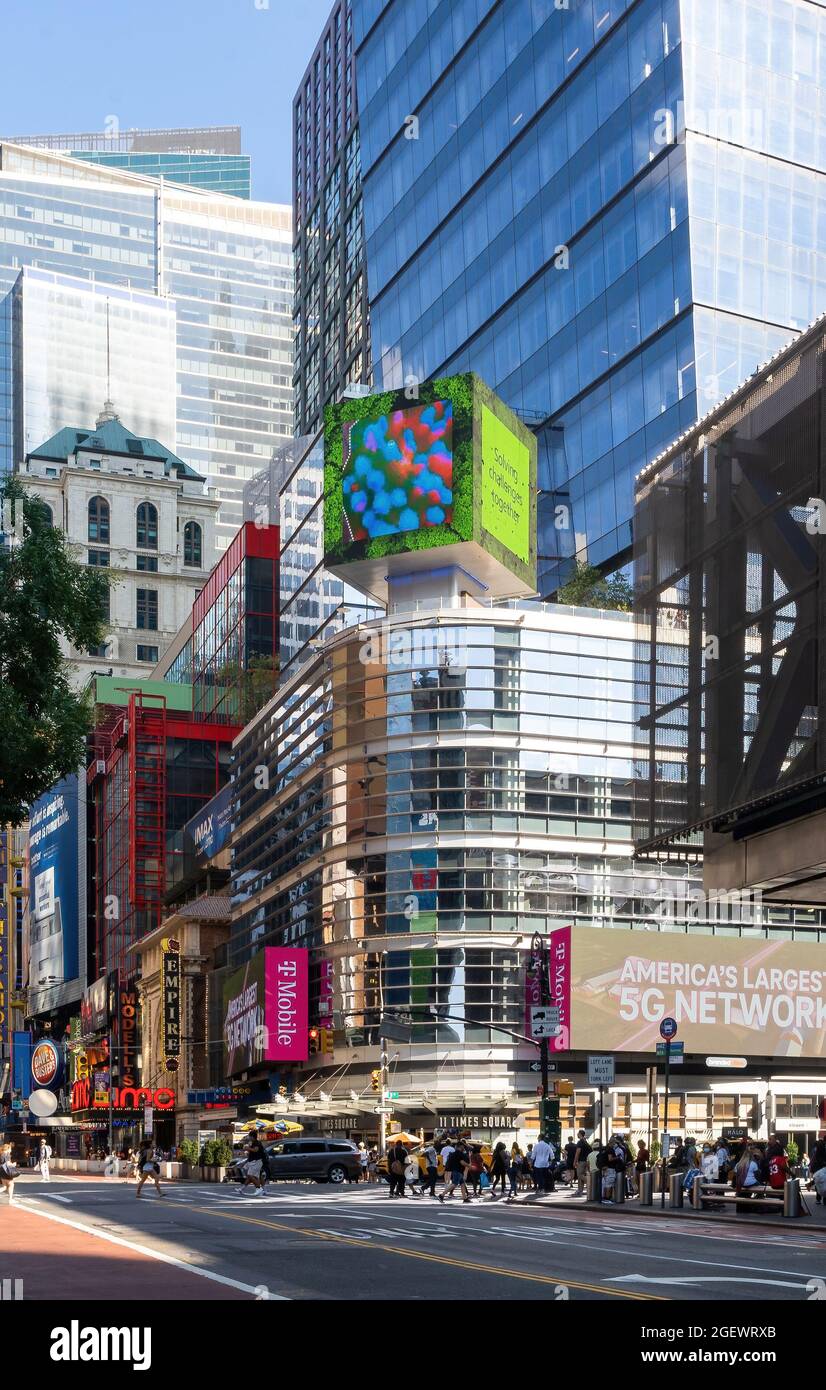 New York, NY - USA - July 30, 2021: Vertical view of Eleven Times ...