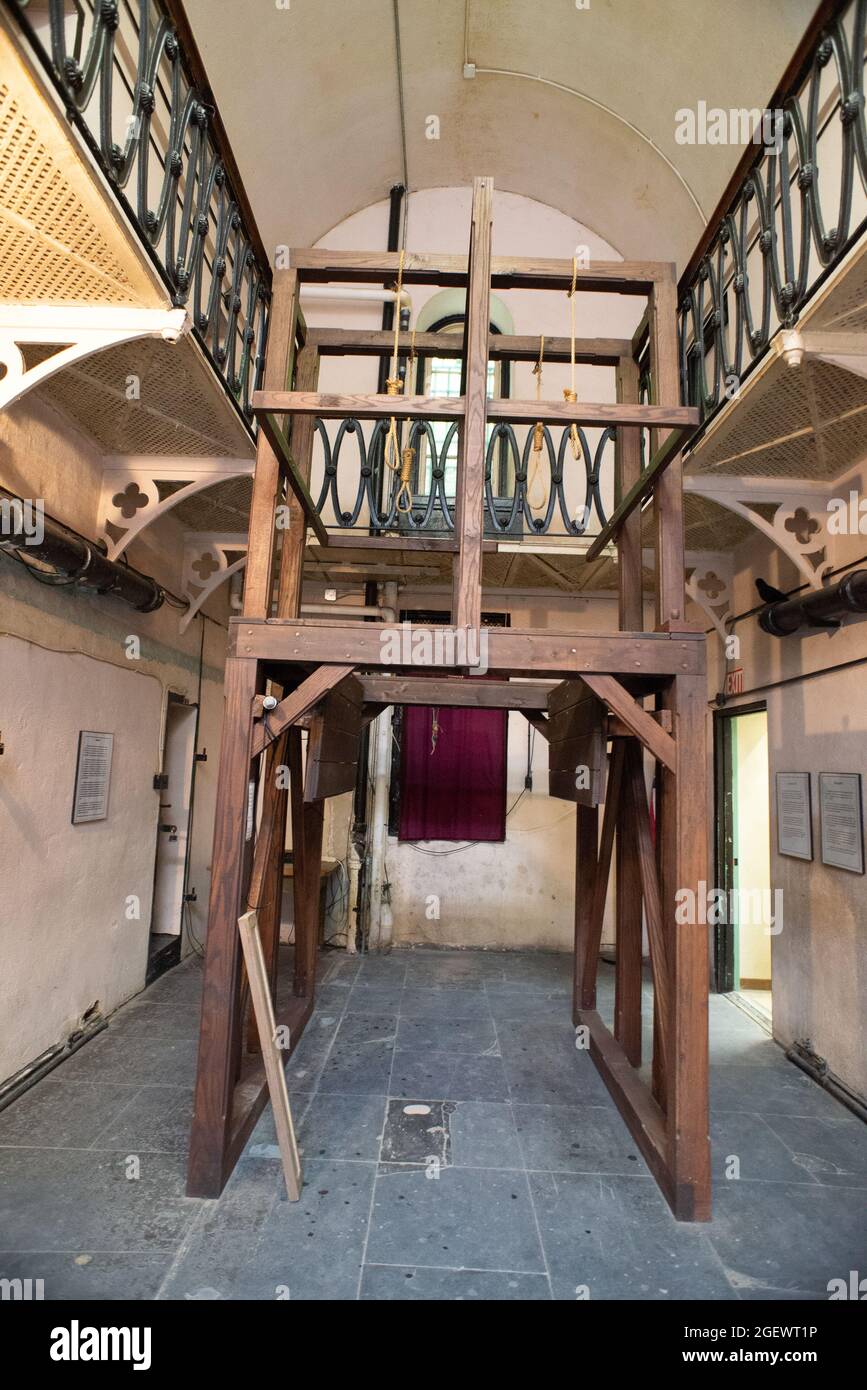 Old jail museum, Jim Thorpe, Pa. Formerly Mauch Chunk. Seven Irish Coal ...