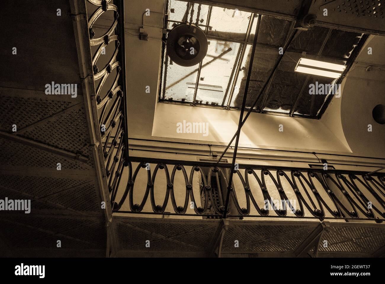 Old jail museum, Jim Thorpe, Pa. Formerly Mauch Chunk. Seven Irish Coal ...