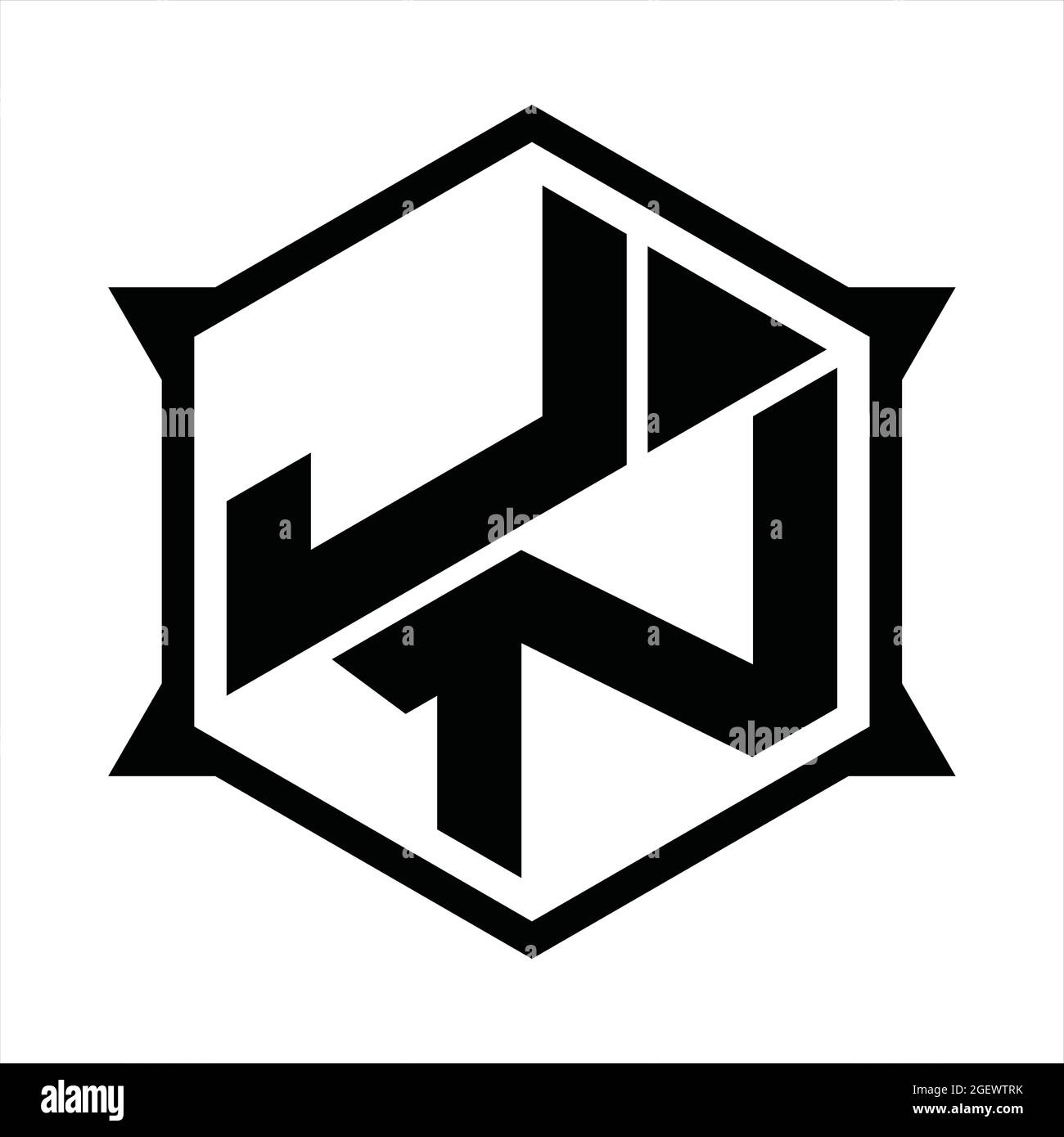 Jn logo Stock Vector Images - Alamy