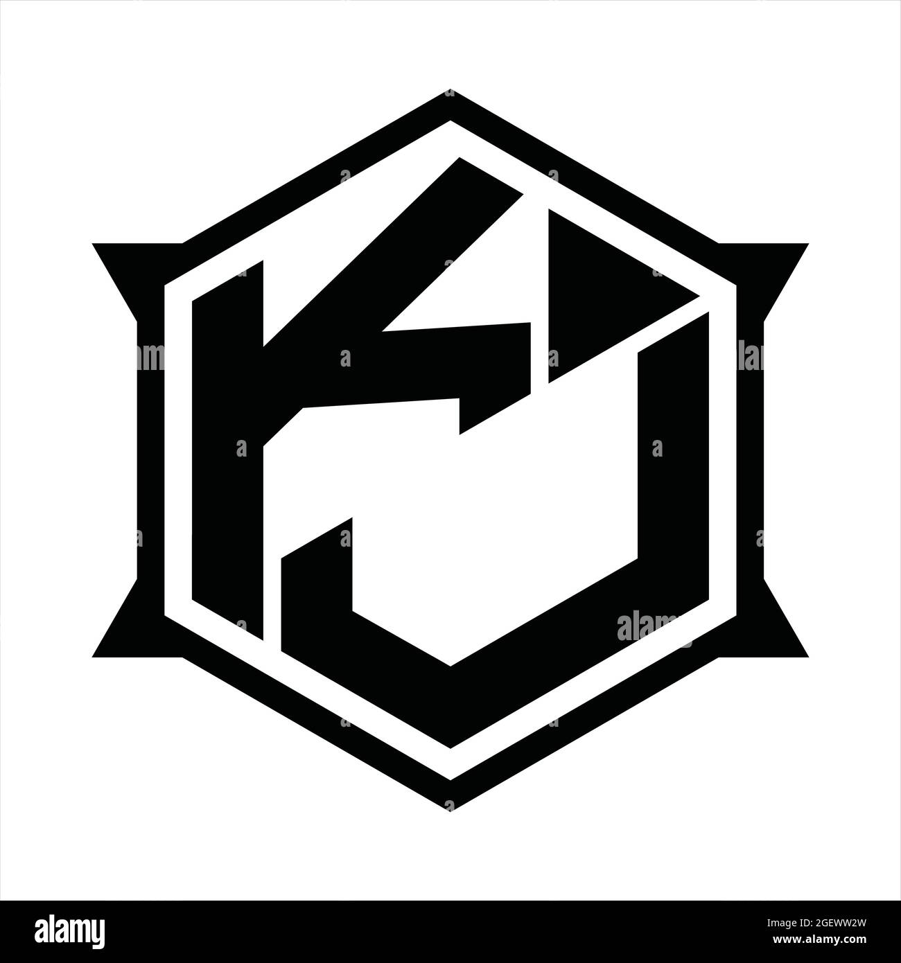 Letter kj vector vectors hi-res stock photography and images - Alamy