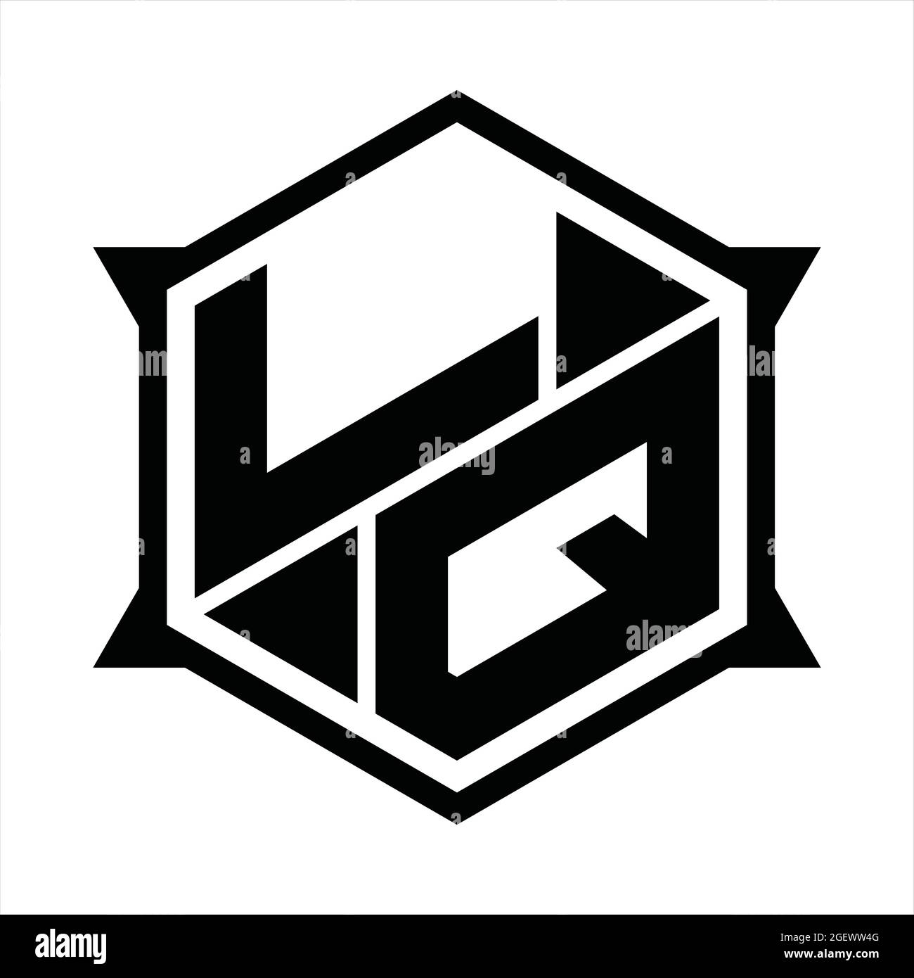 Letter lq logo Stock Vector Images - Alamy