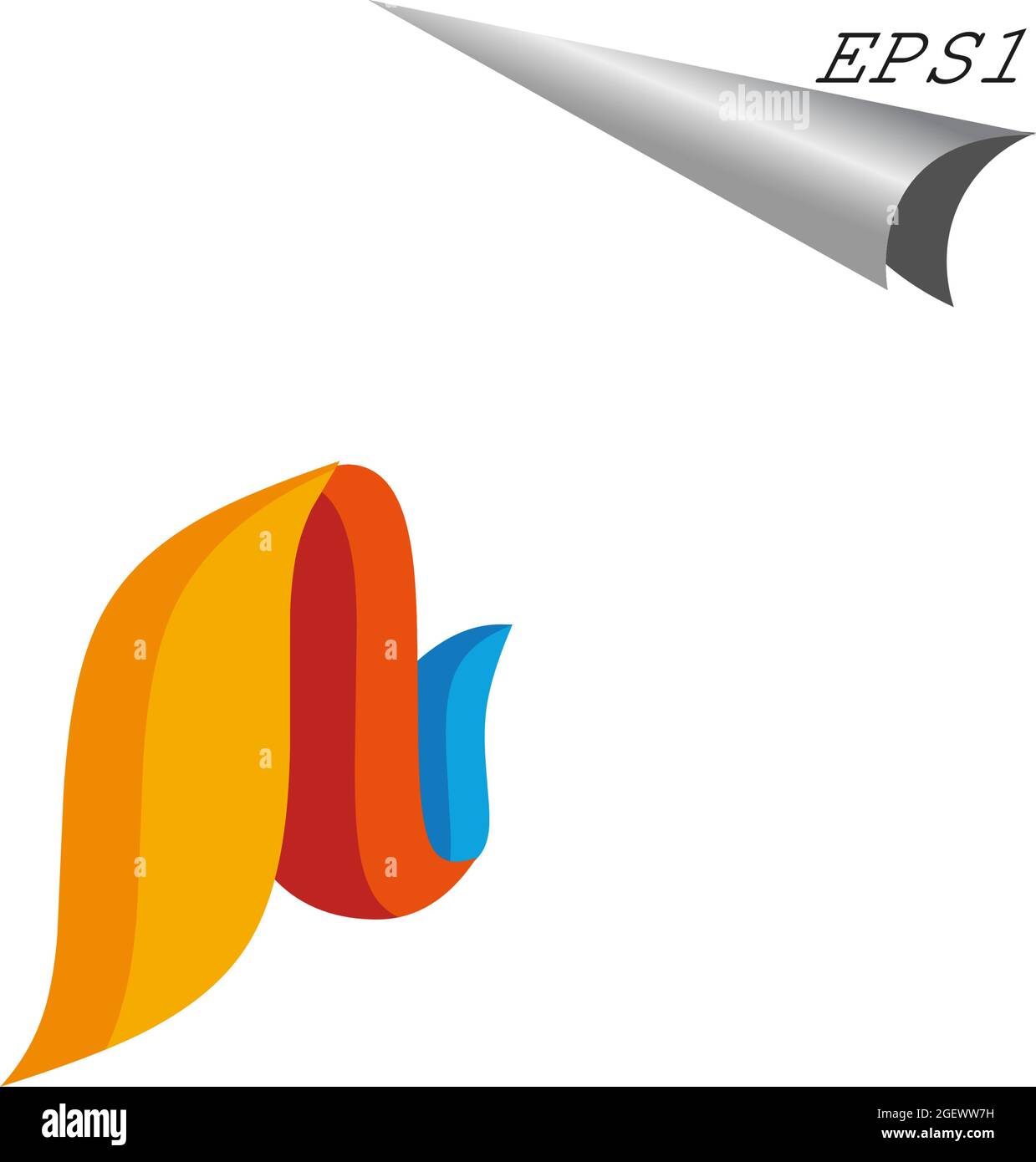 Initial F Logo monogram design template. Simple elegant shape style ...