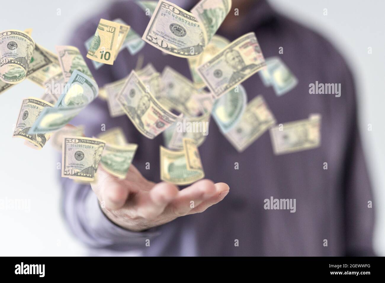 Banknote flow hi-res stock photography and images - Alamy