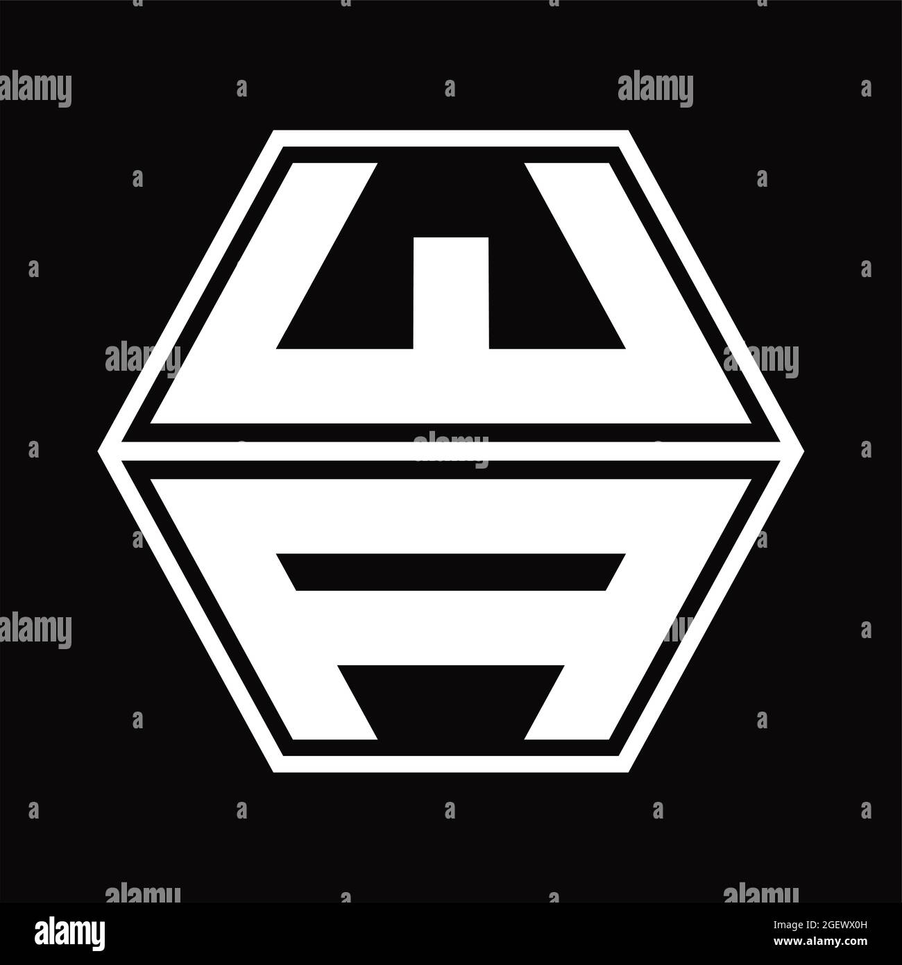 Wa initial logo Stock Vector Images - Alamy