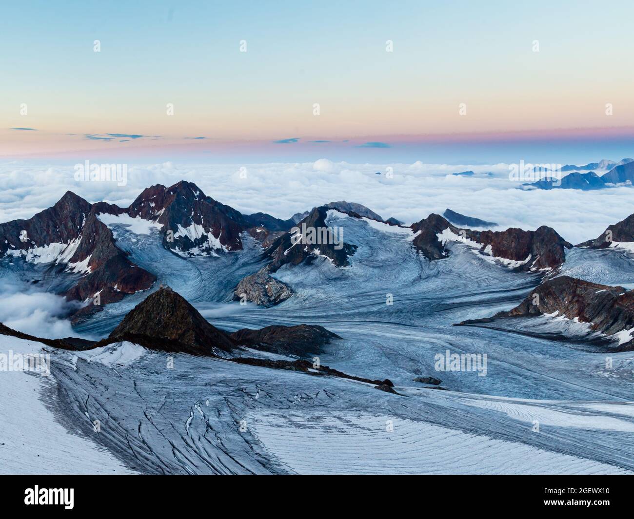 Landscapes on the border between Italy and Austria Stock Photo - Alamy