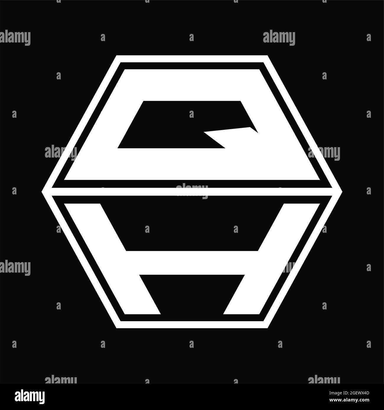 Qh design Stock Vector Images - Alamy