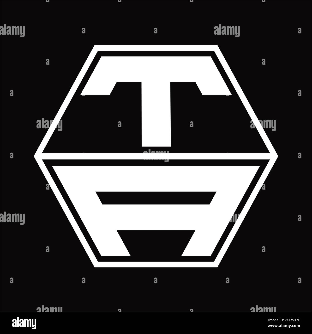 Ta logo design hi-res stock photography and images - Alamy