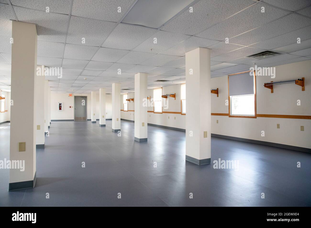 Open bay barracks are being prepared for the arrival of Afghan evacuees ...