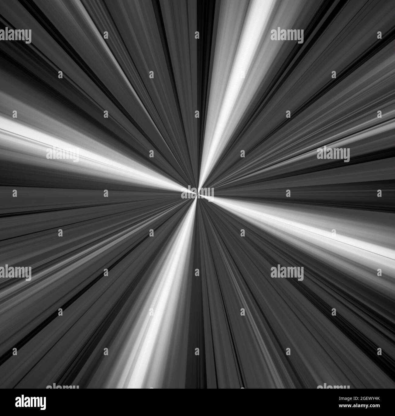 black and white rays out or in to centre Stock Photo - Alamy