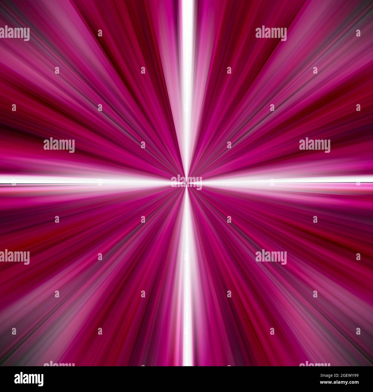 pink rays radiate from centre Stock Photo - Alamy