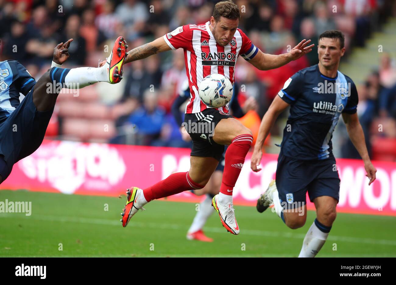 Sheffield, England, 21st August 2021. Billy Sharp of Sheffield Utd during the Sky Bet ...