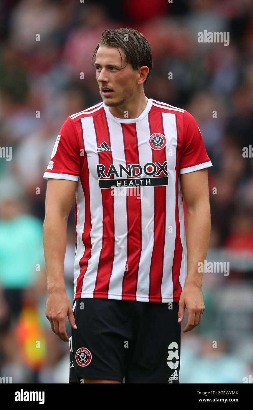 Sheffield, England, 21st August 2021. Sander Berge of Sheffield Utd ...