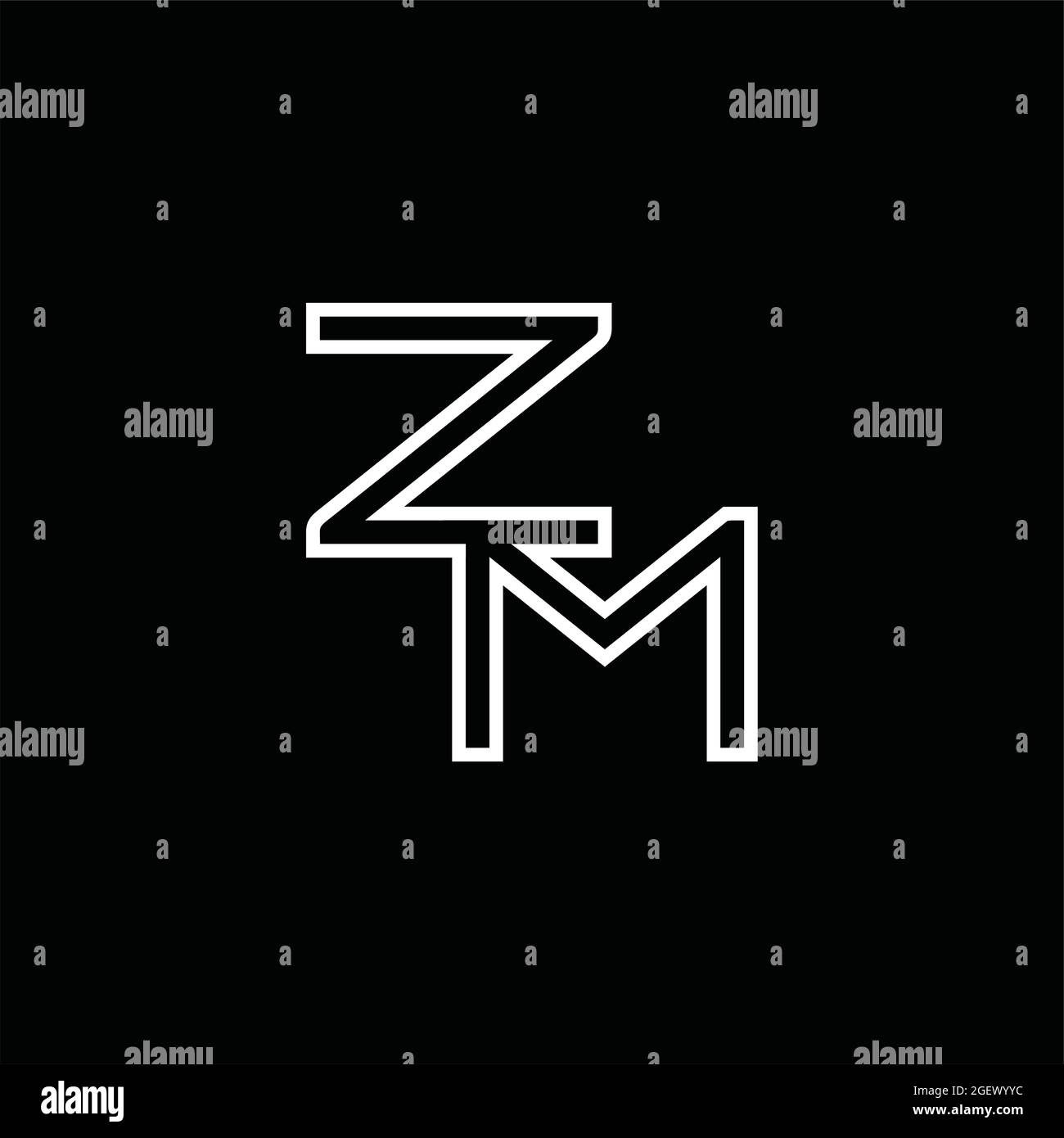 Zm logo Stock Vector Images - Alamy
