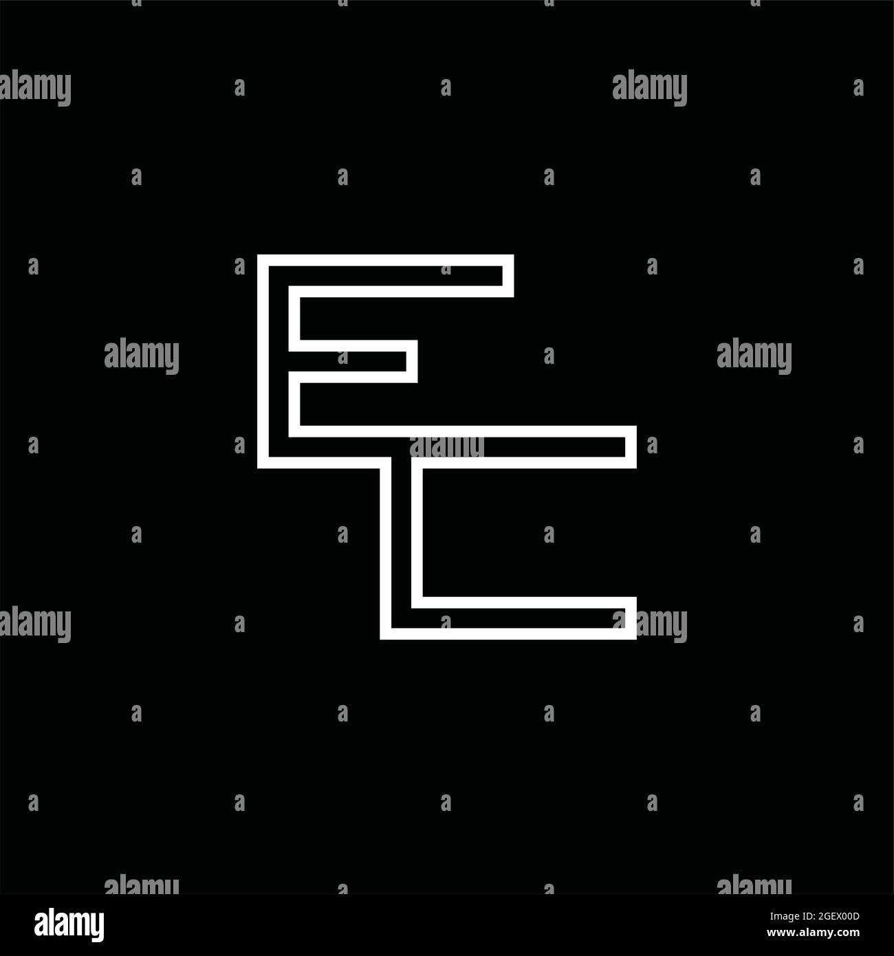 Ec logo Stock Vector Images - Alamy