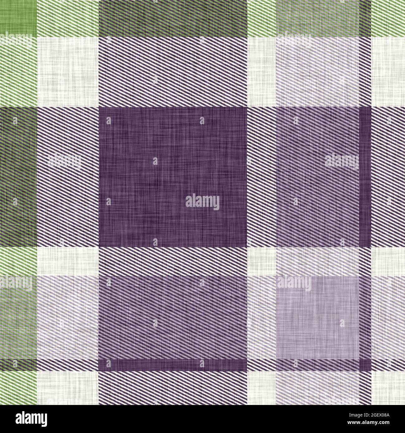 Traditional gingham plaid woven linen texture. Seamless winter style ...