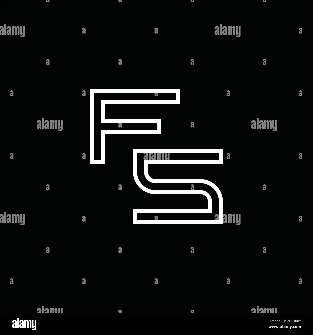 Fs logo vector vectors hi-res stock photography and images - Alamy