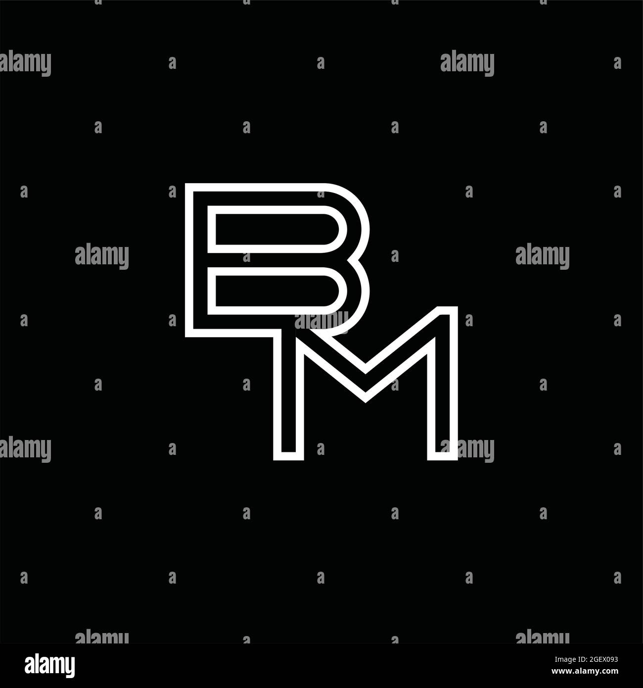 Bm design vector vectors hi-res stock photography and images - Alamy