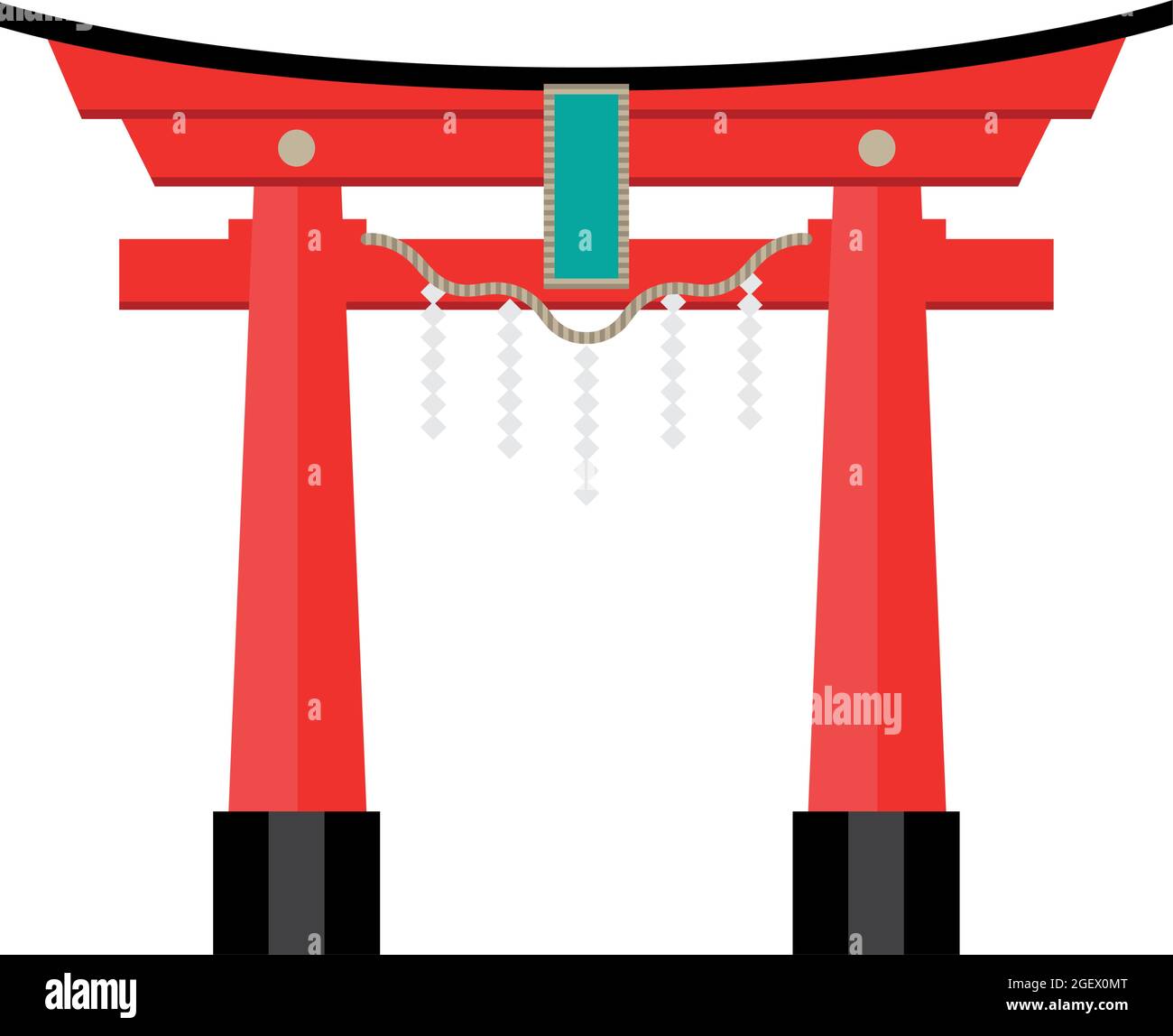 japanese arch palace architecture icon Stock Vector Image & Art - Alamy