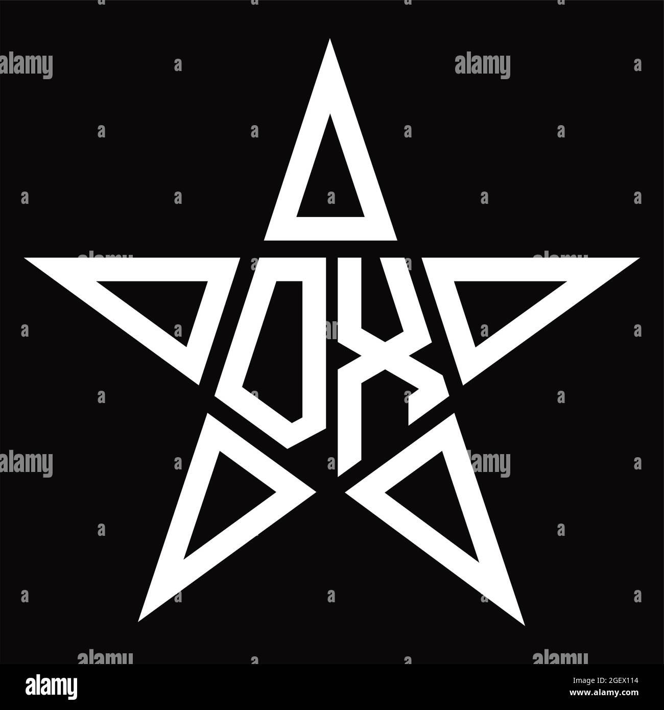 DX Logo monogram with line style blackground design template Stock ...