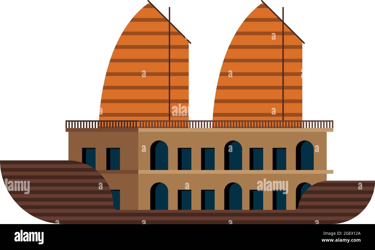vietnam wooden ship traditional icon Stock Vector Image & Art - Alamy