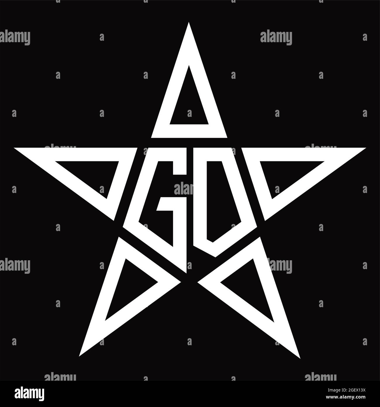 Gd logo design Stock Vector Images - Alamy