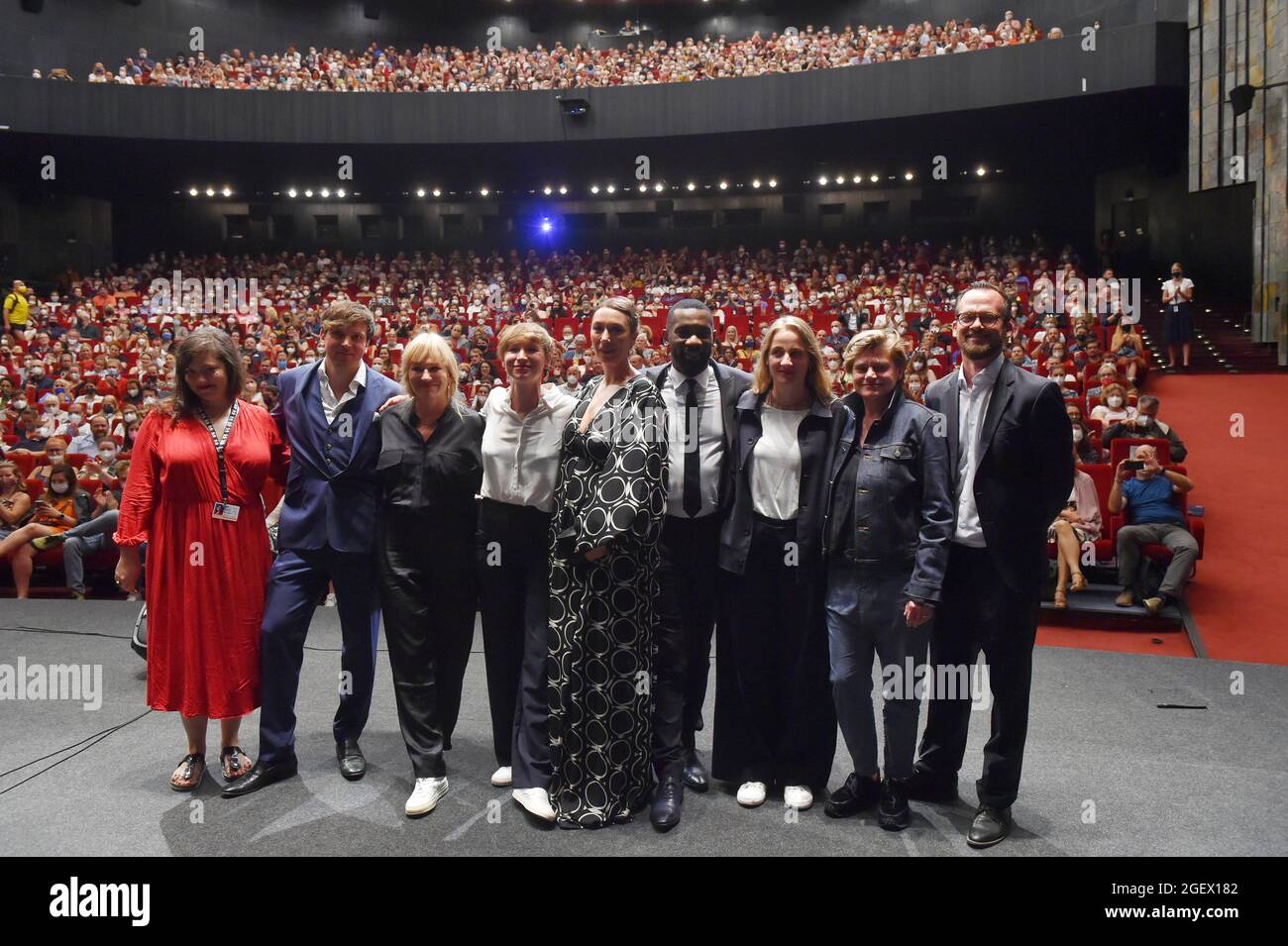Karlovy Vary, Czech Republic. 21st Aug, 2021. Actor Passi Balende (4th ...