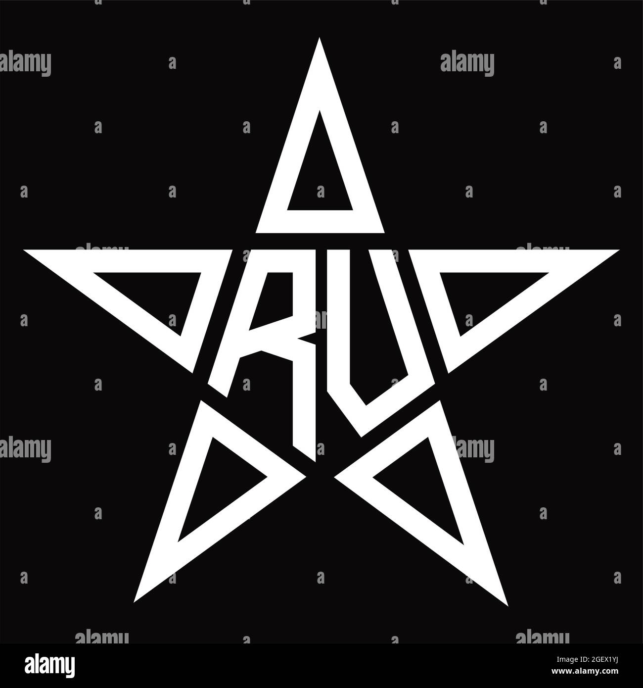 Vr minimal logo design hi-res stock photography and images - Alamy