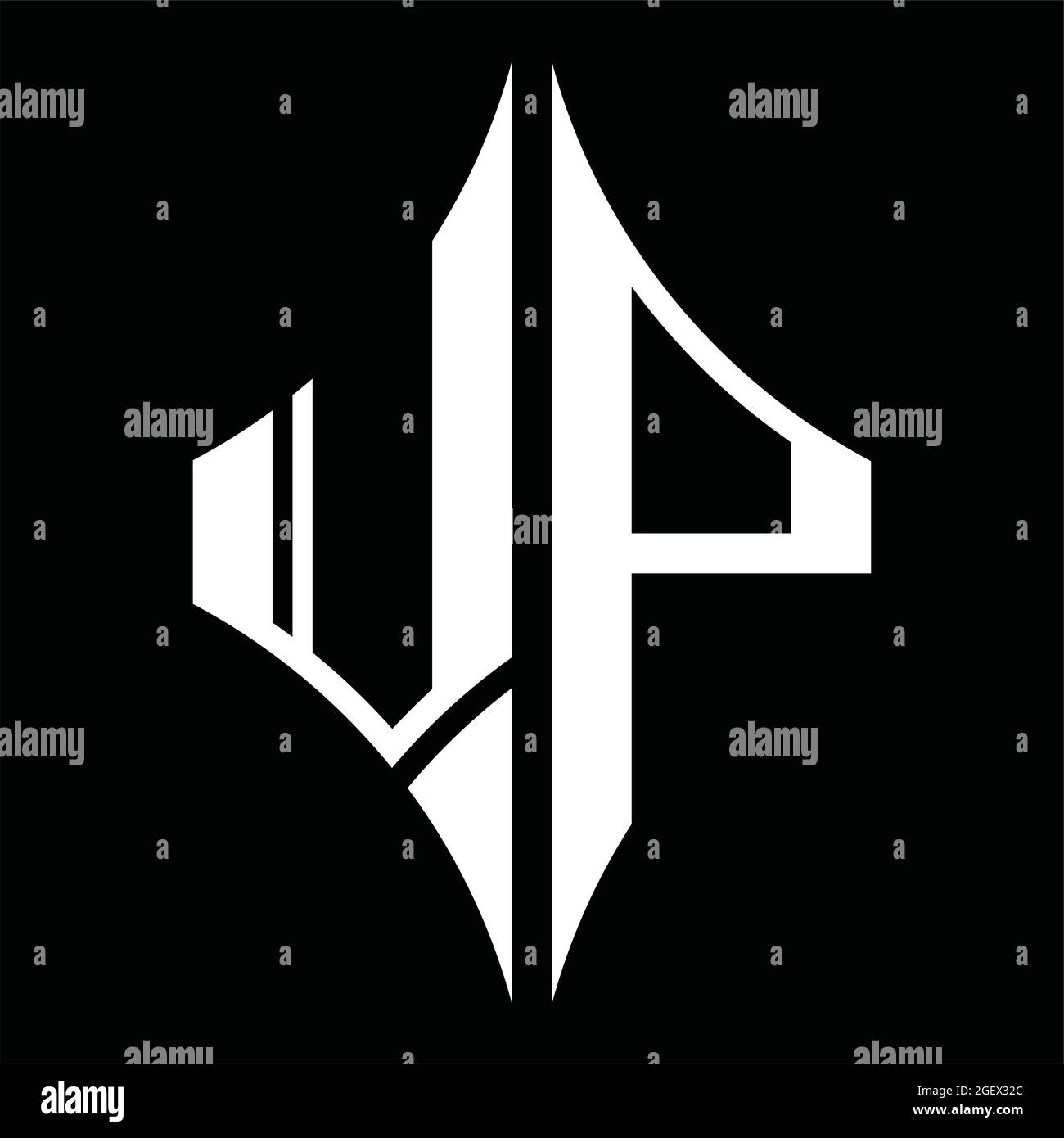 V star monogram logo vector vectors hi-res stock photography and images ...