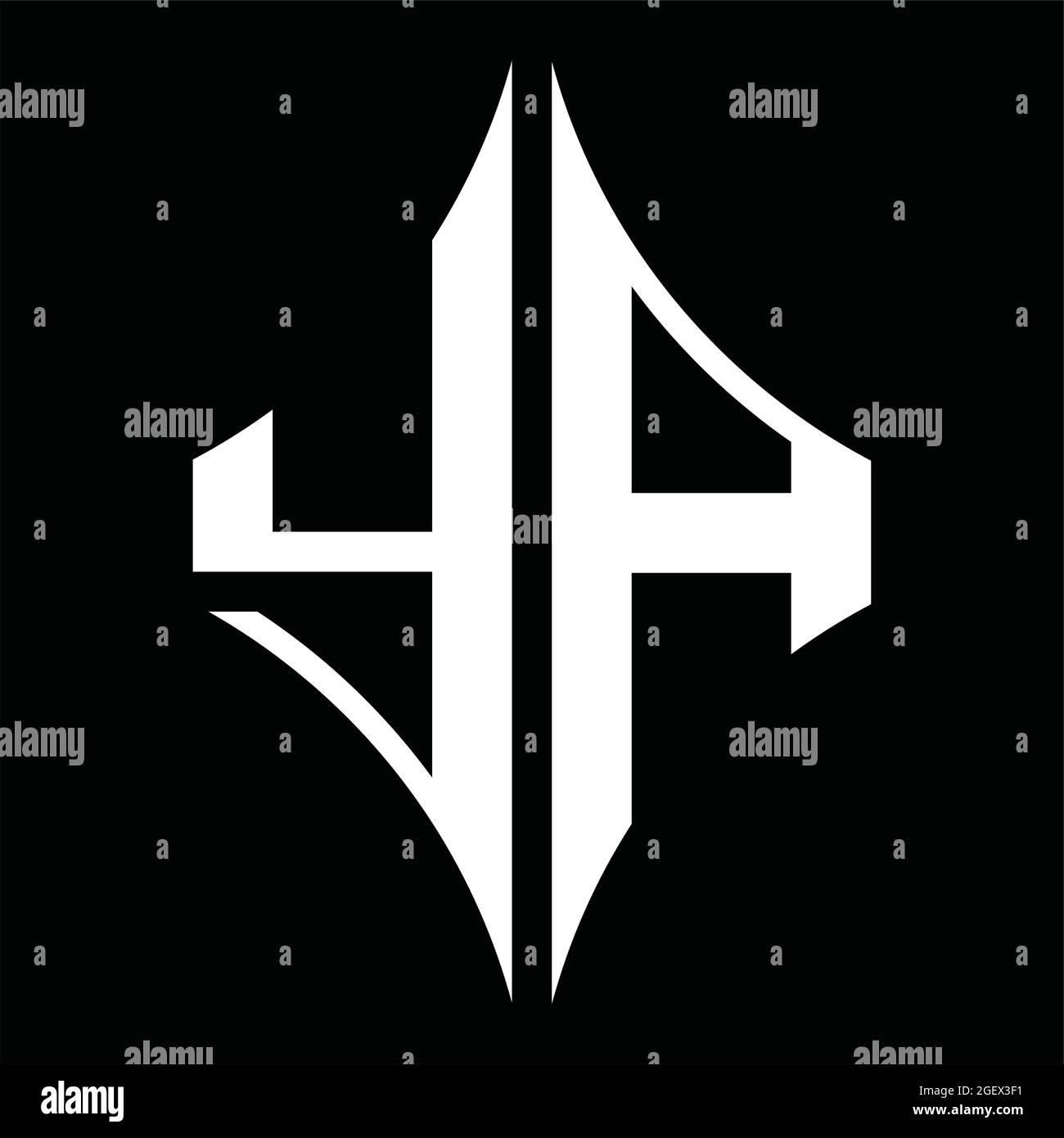 YA Logo monogram with diamond shape on blackground design template ...