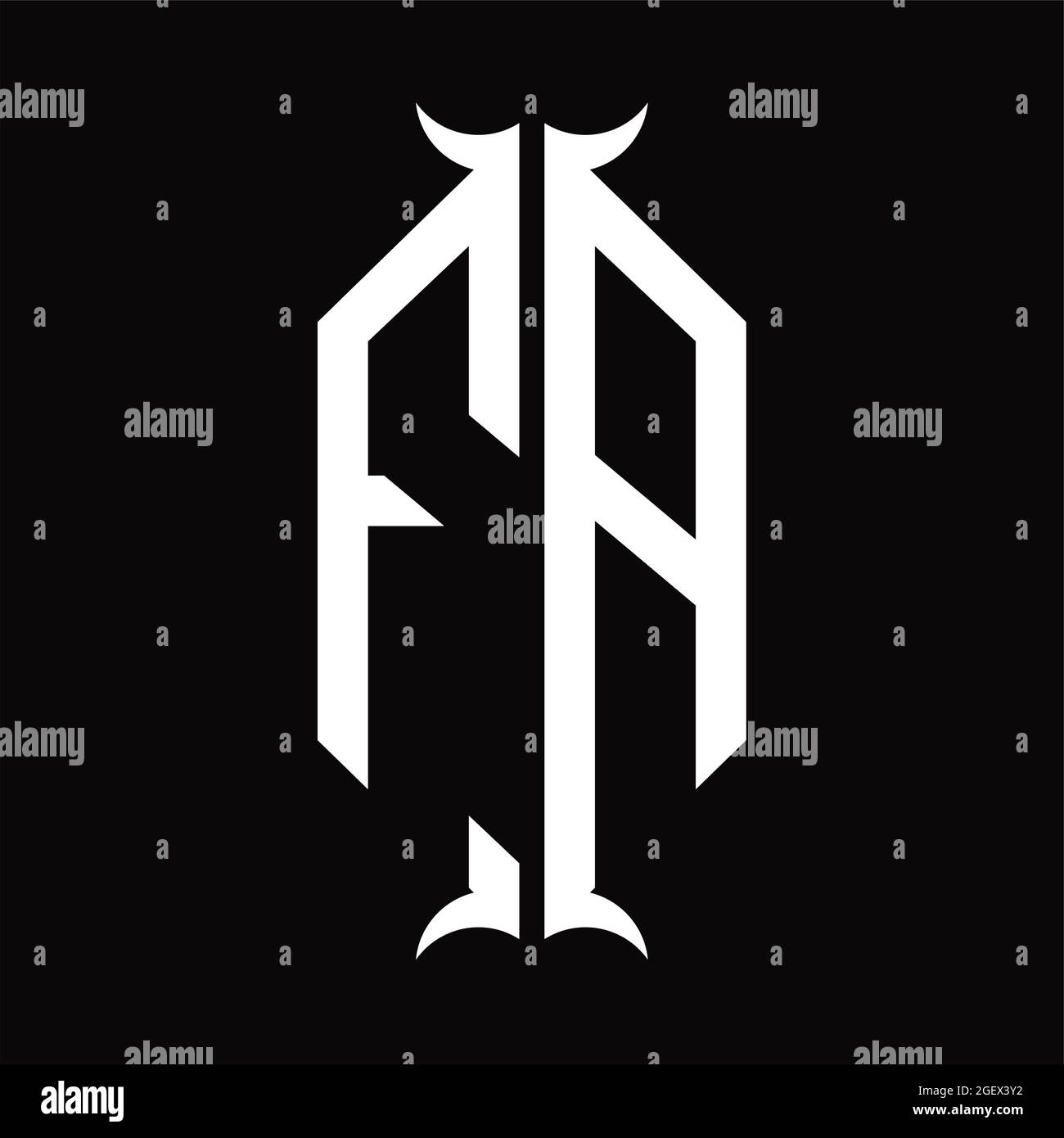 Fa alphabet Stock Vector Images - Alamy