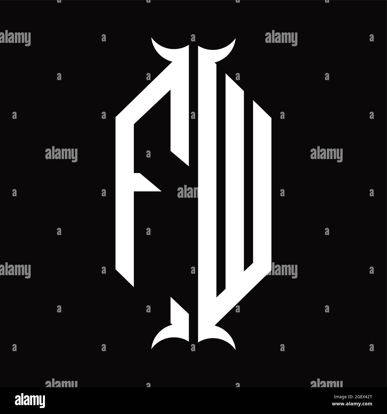 Fw design Stock Vector Images - Alamy