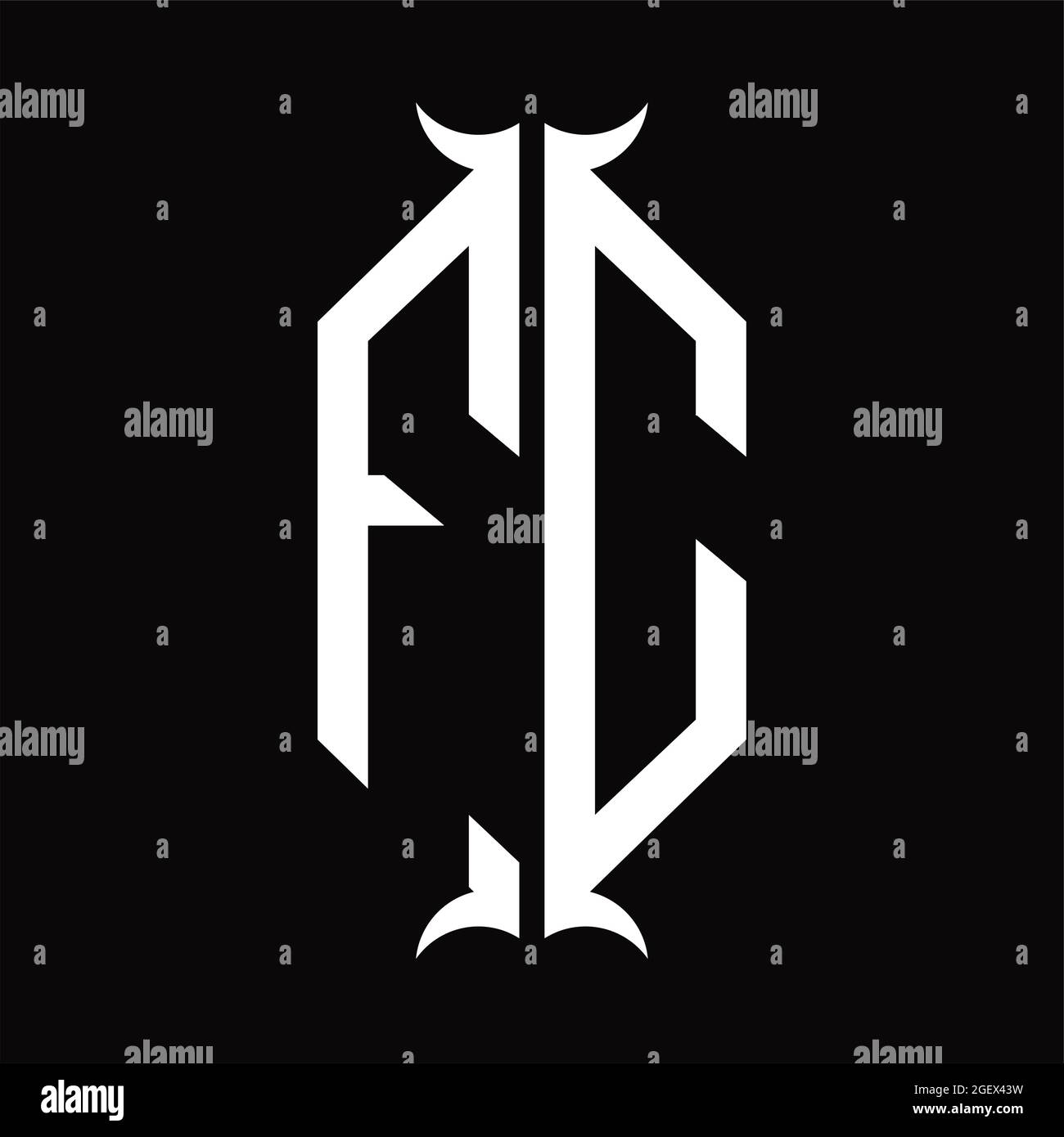 Fc logos Stock Vector Images - Alamy