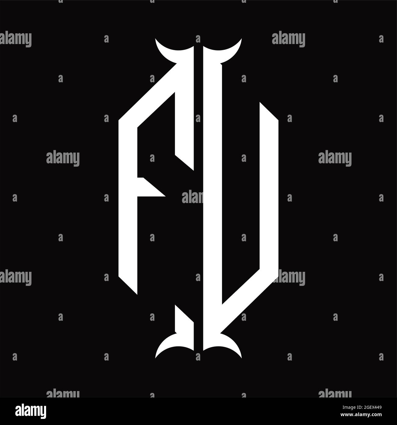 Fu alphabet Stock Vector Images - Alamy