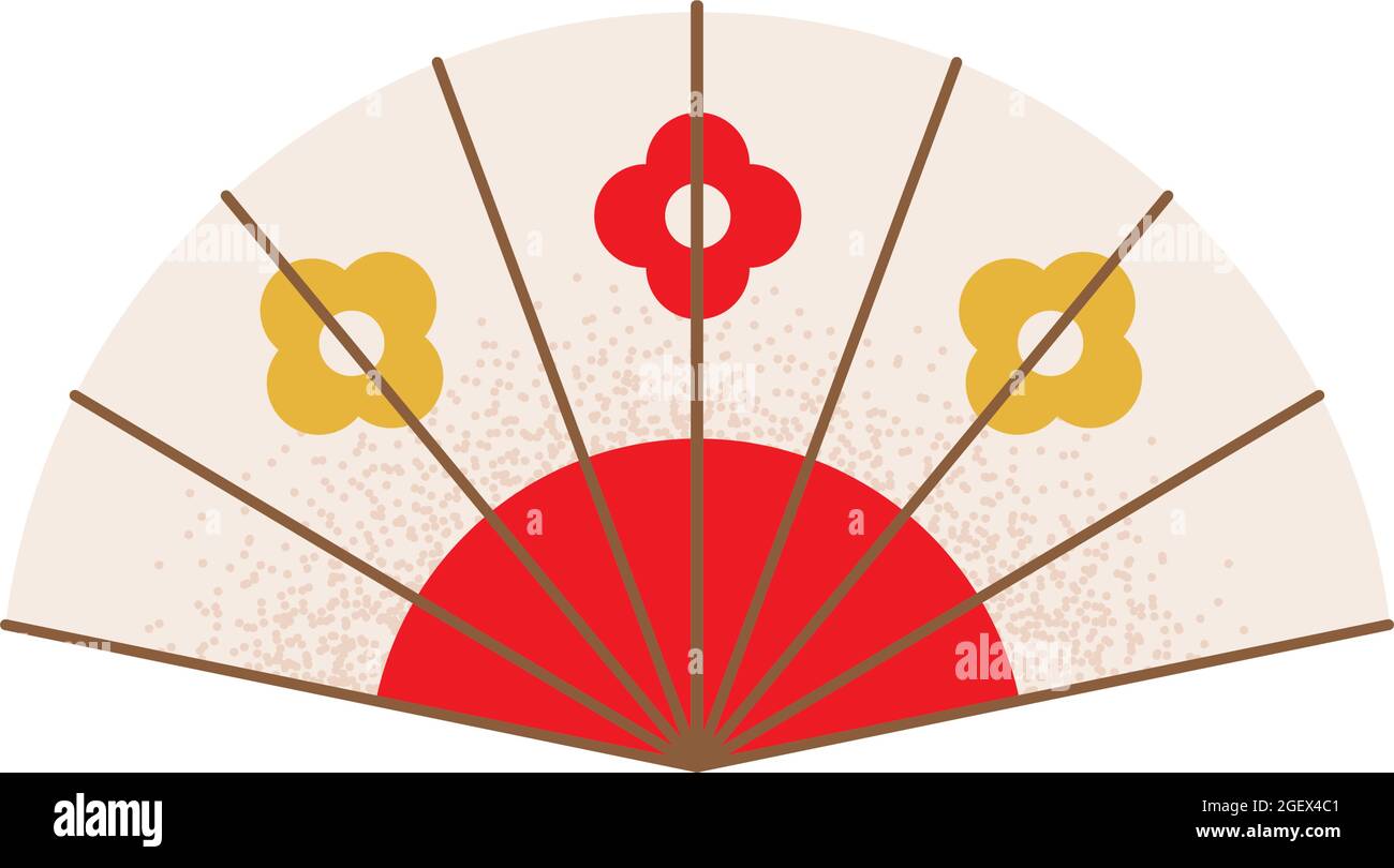 japanese culture fan traditional icon Stock Vector Image & Art - Alamy