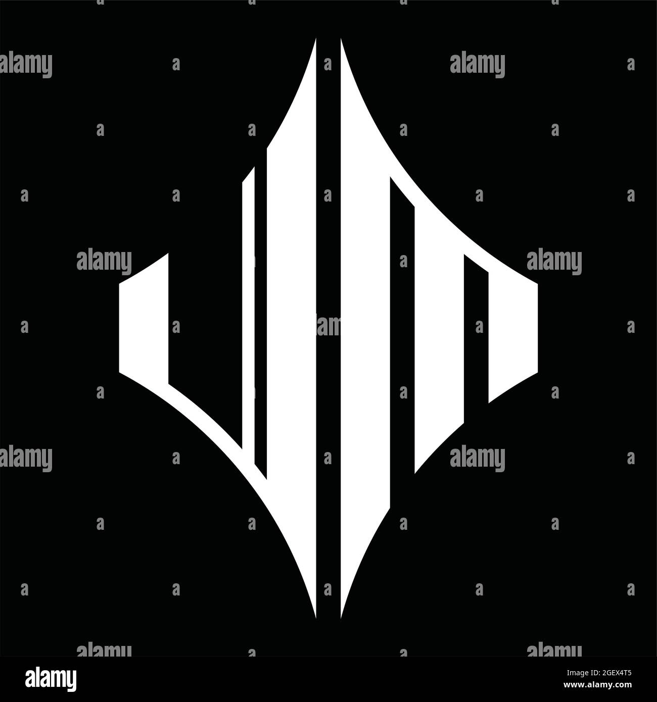 JM Logo monogram with diamond shape on blackground design template Stock Vector Image & Art - Alamy