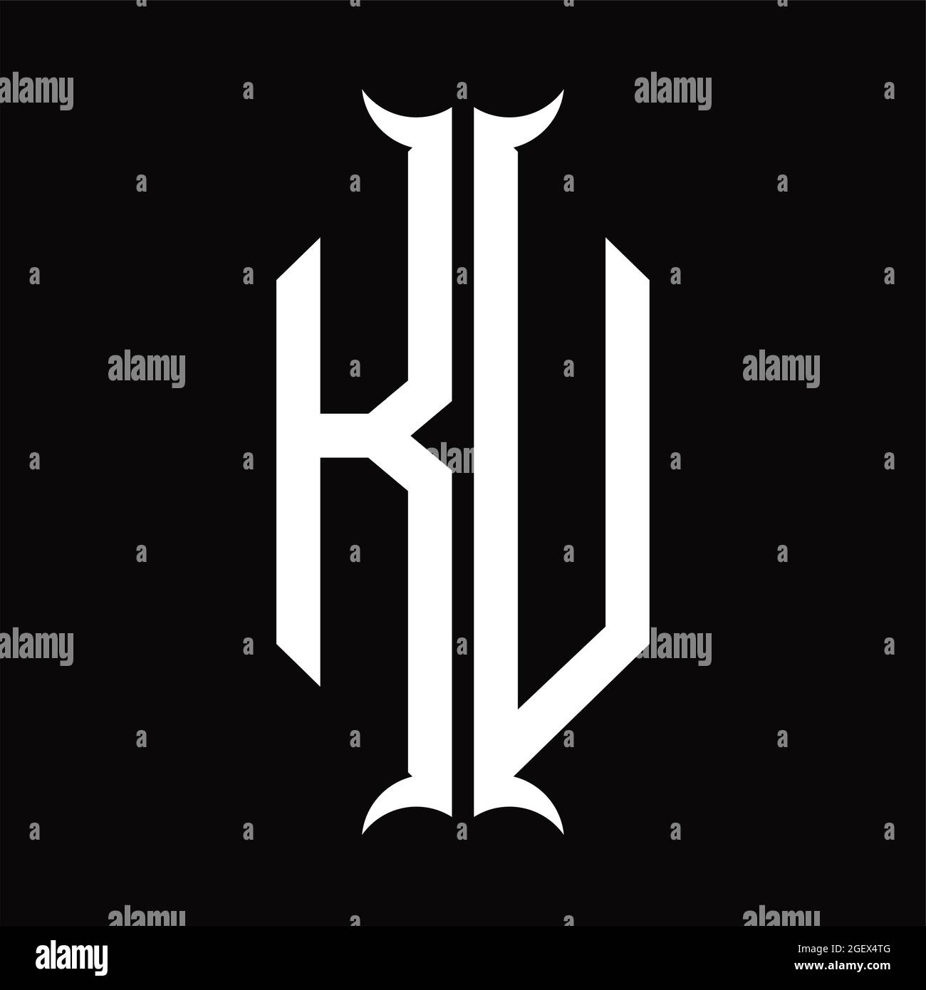 Ku shape Stock Vector Images - Alamy