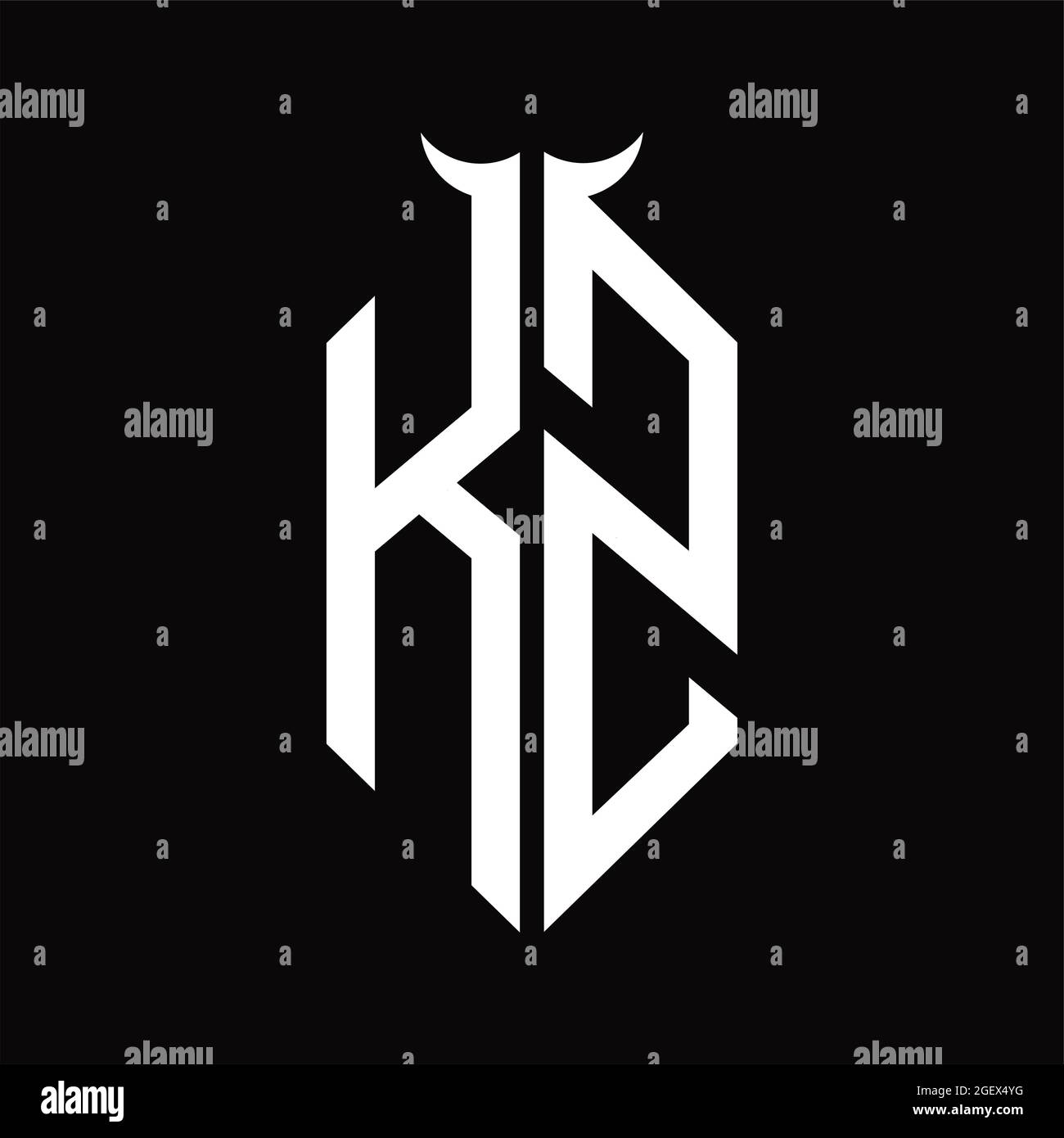 KS Logo monogram with horn shape design template Stock Vector Image ... KS Logo monogram with horn shape design template Stock Vector Image ...