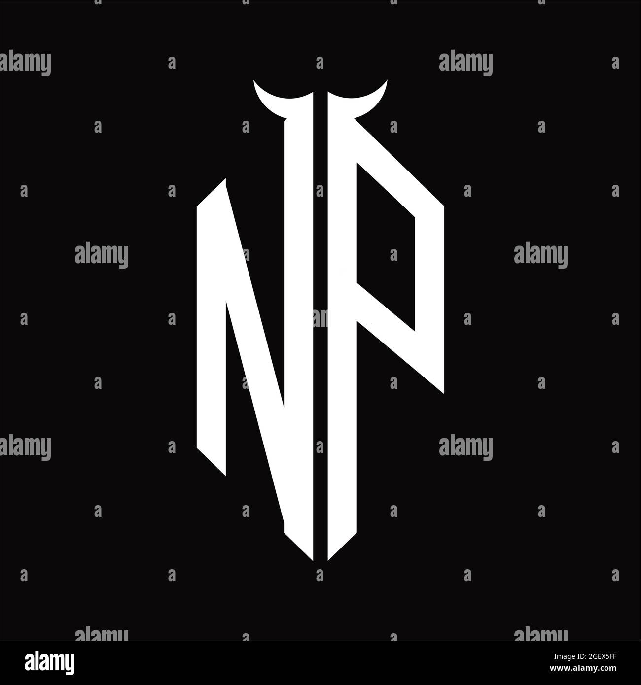 Alphabet np Stock Vector Images - Alamy