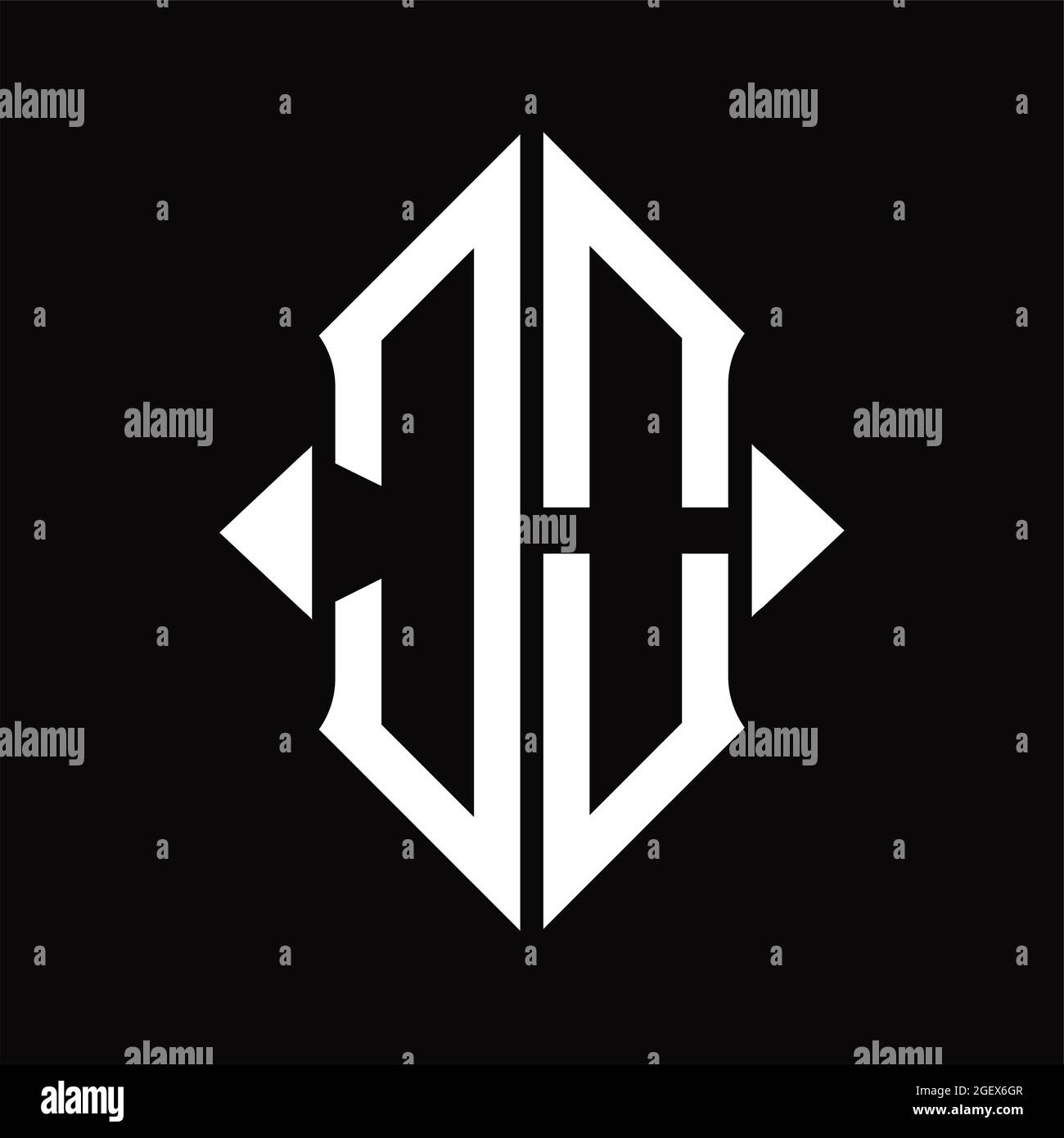 CO Logo monogram with shield shape isolated black background design ...