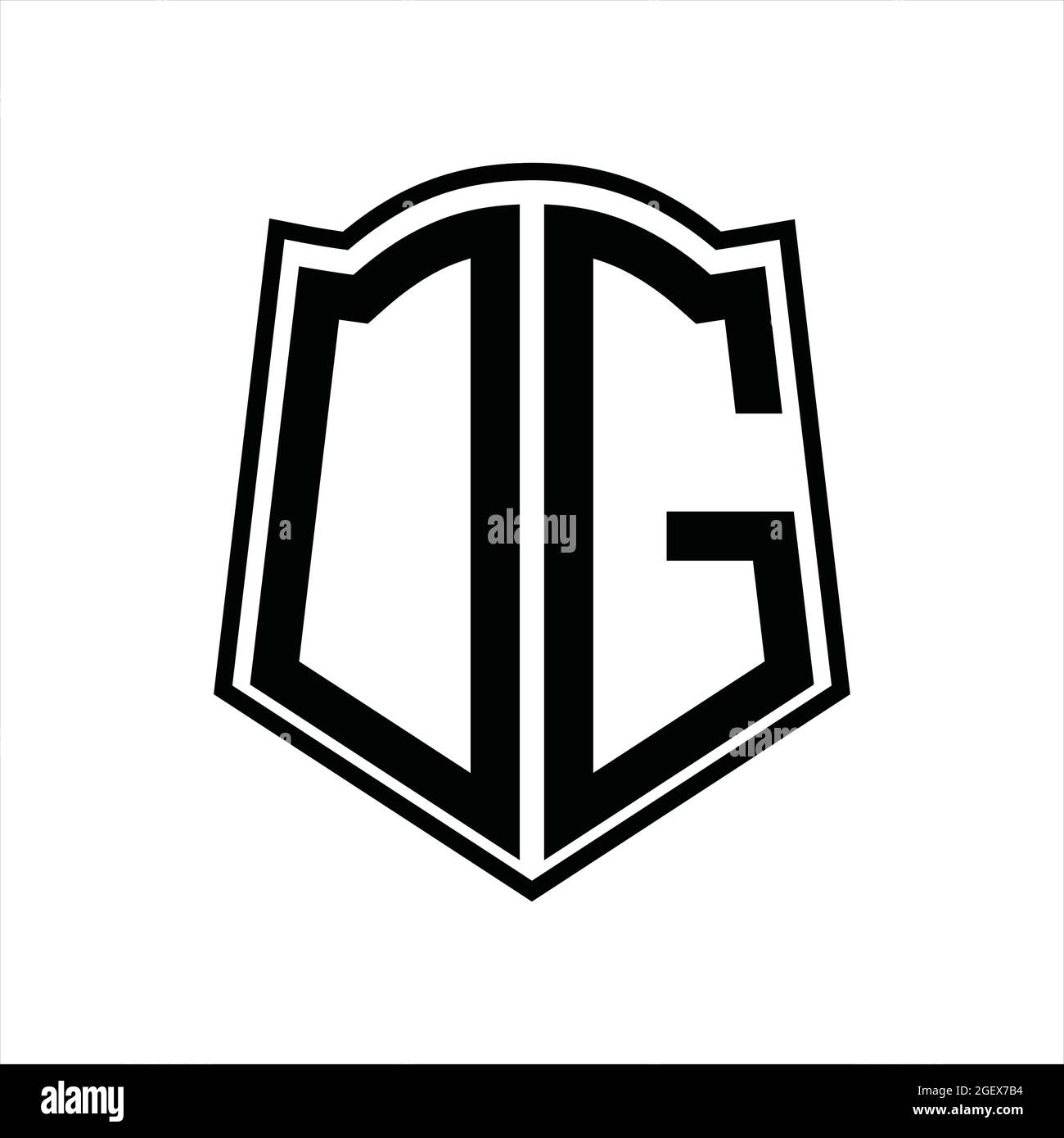 Dg shape Stock Vector Images - Alamy