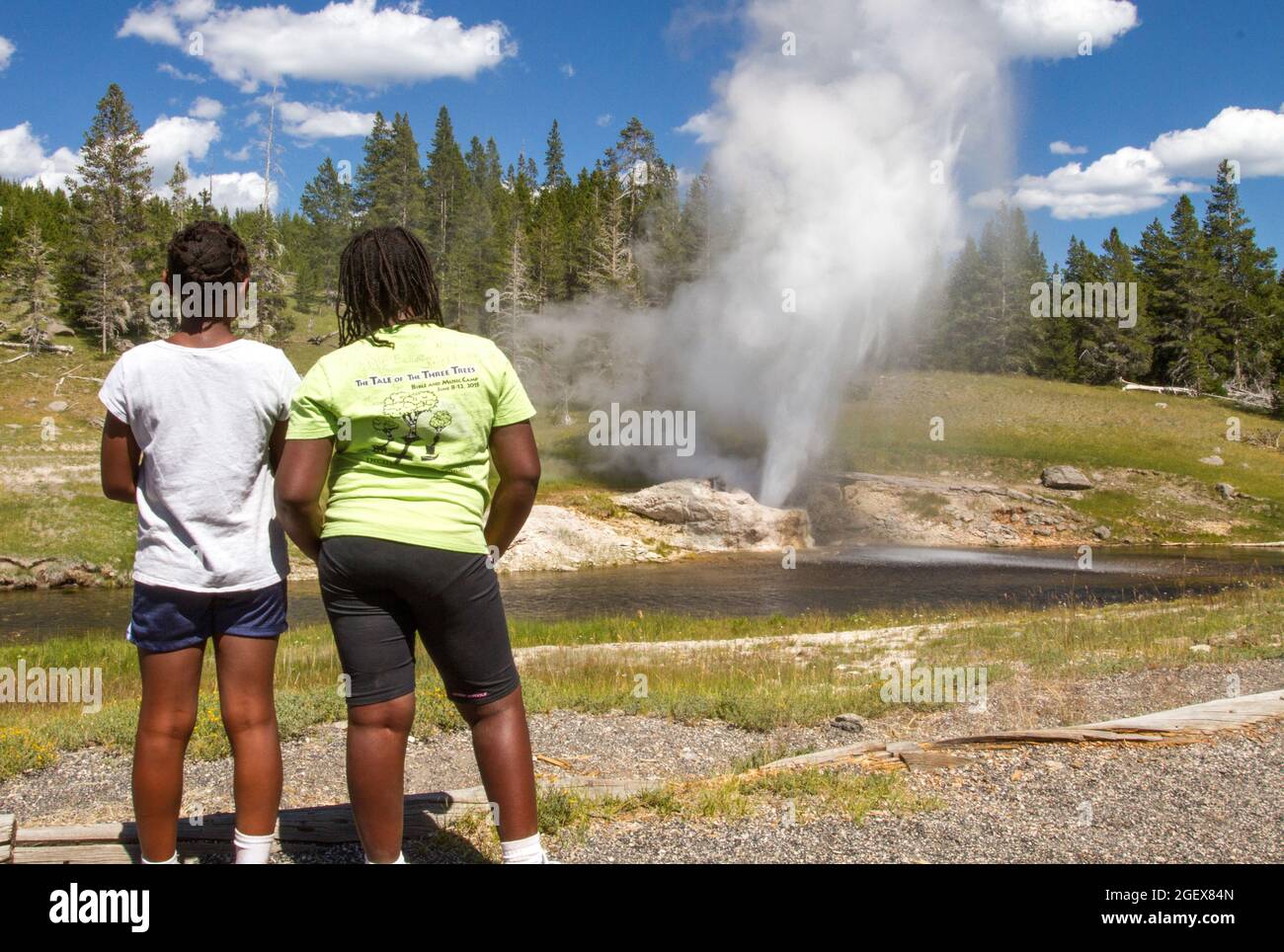 African americans at yellowstone hi-res stock photography and images ...