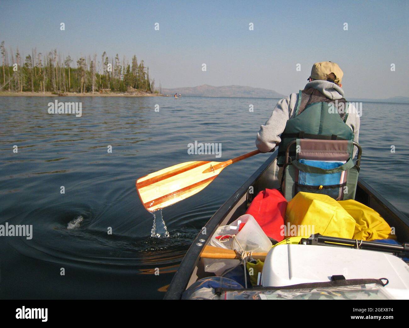 Canoeing at yellowstone hi-res stock photography and images - Alamy
