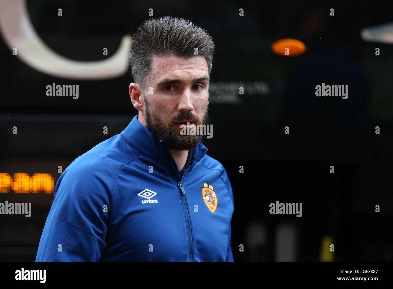 Matt Ingram #1 of Hull City arriving at the stadium Stock Photo - Alamy
