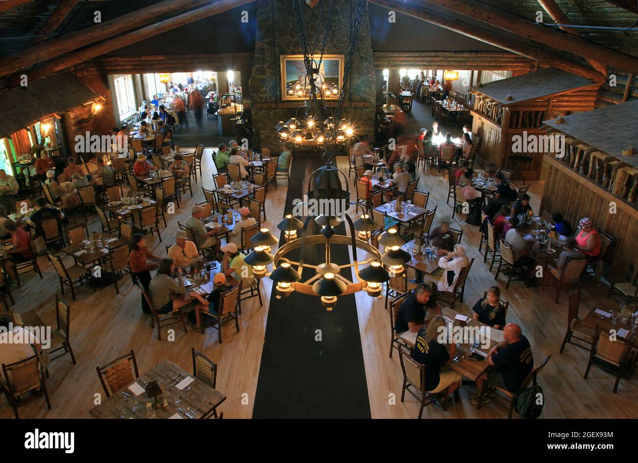 Old faithful inn dining hi-res stock photography and images - Alamy